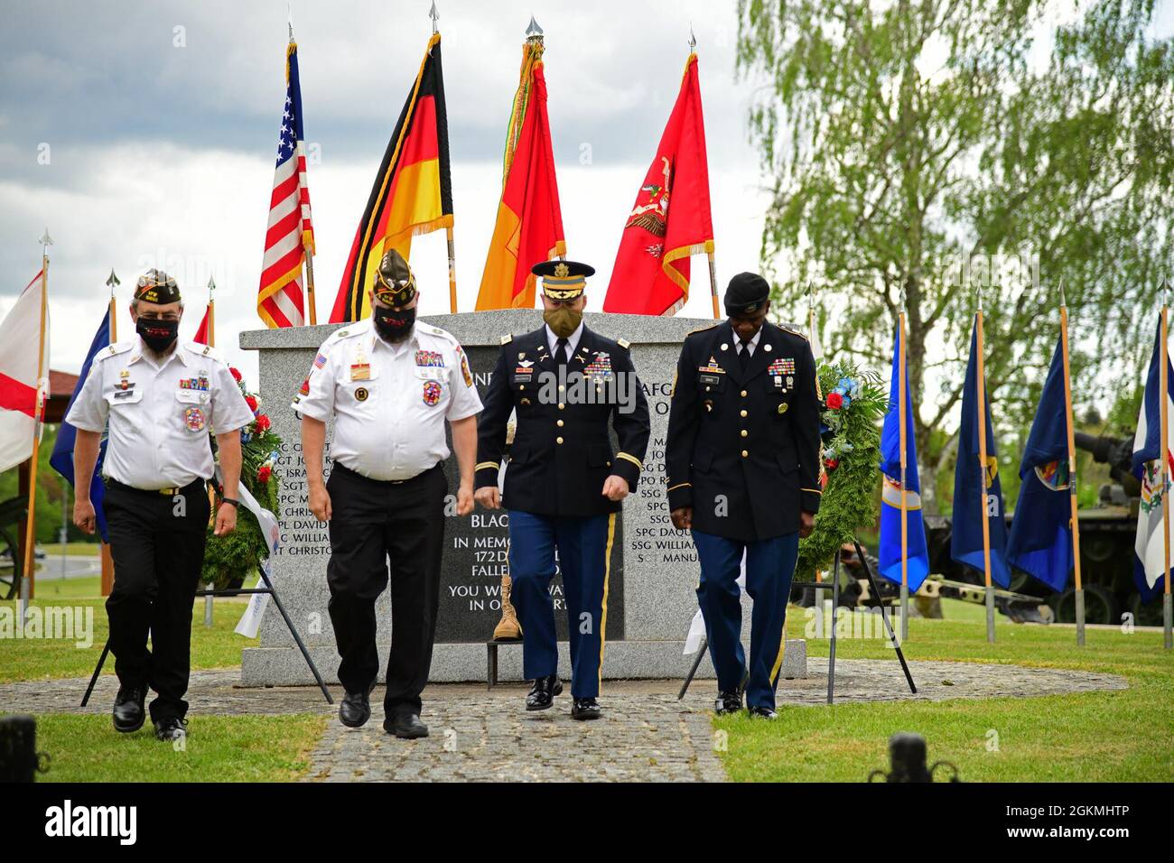U.S. Army Command Sgt. Maj. Rufus Davis, Col. Heath L. McCormick, and ...
