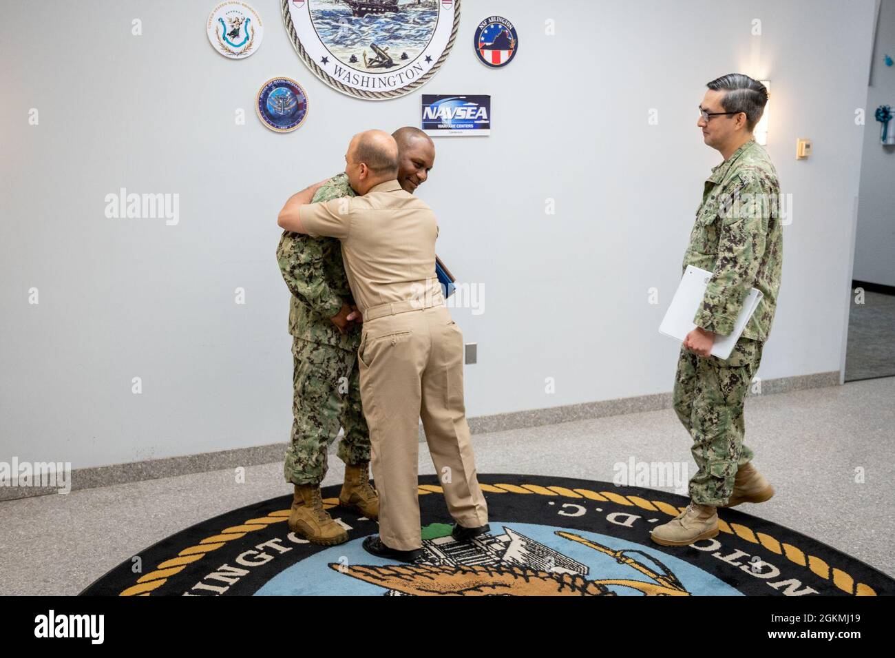 WASHINGTON, DC (May 27, 2021) – Colleagues congratulate Chief ...