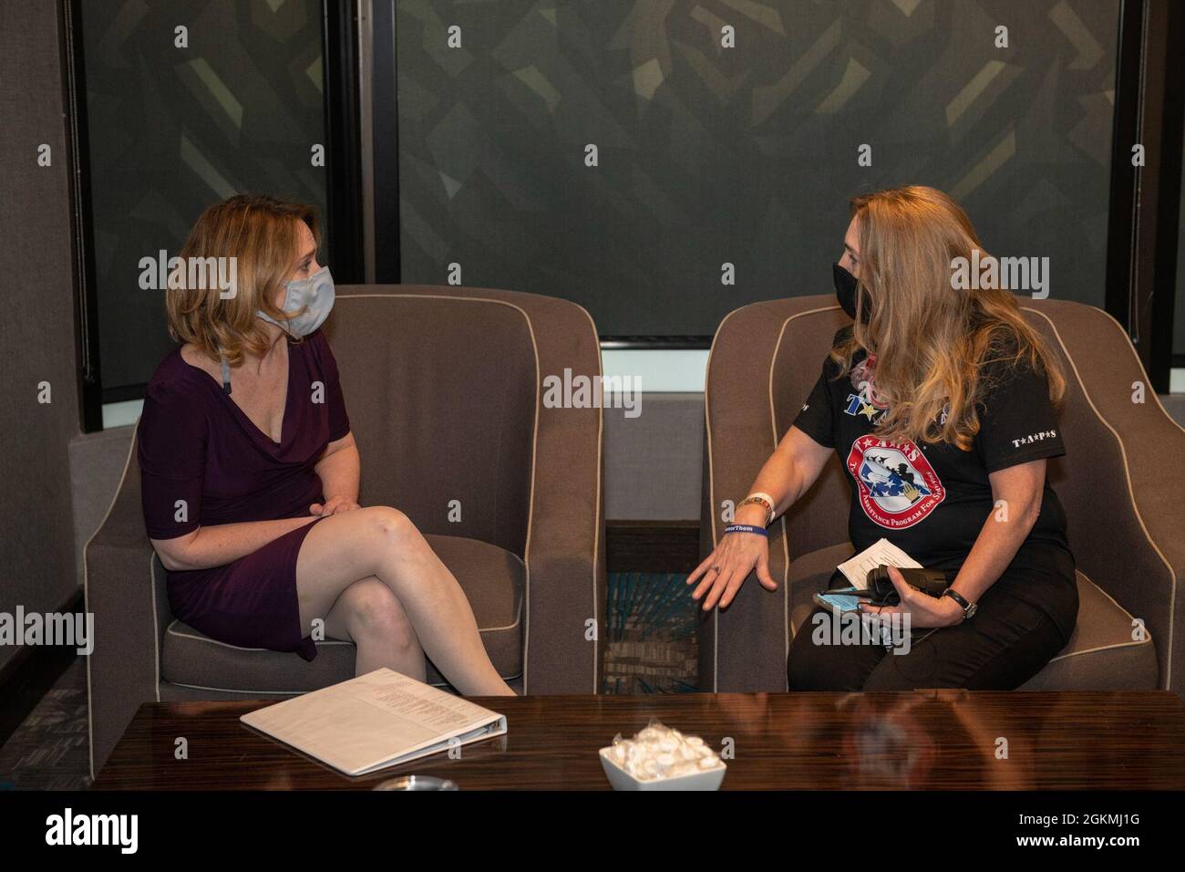 Deputy Secretary of Defense Kathleen Hicks speaks with Tragedy ...