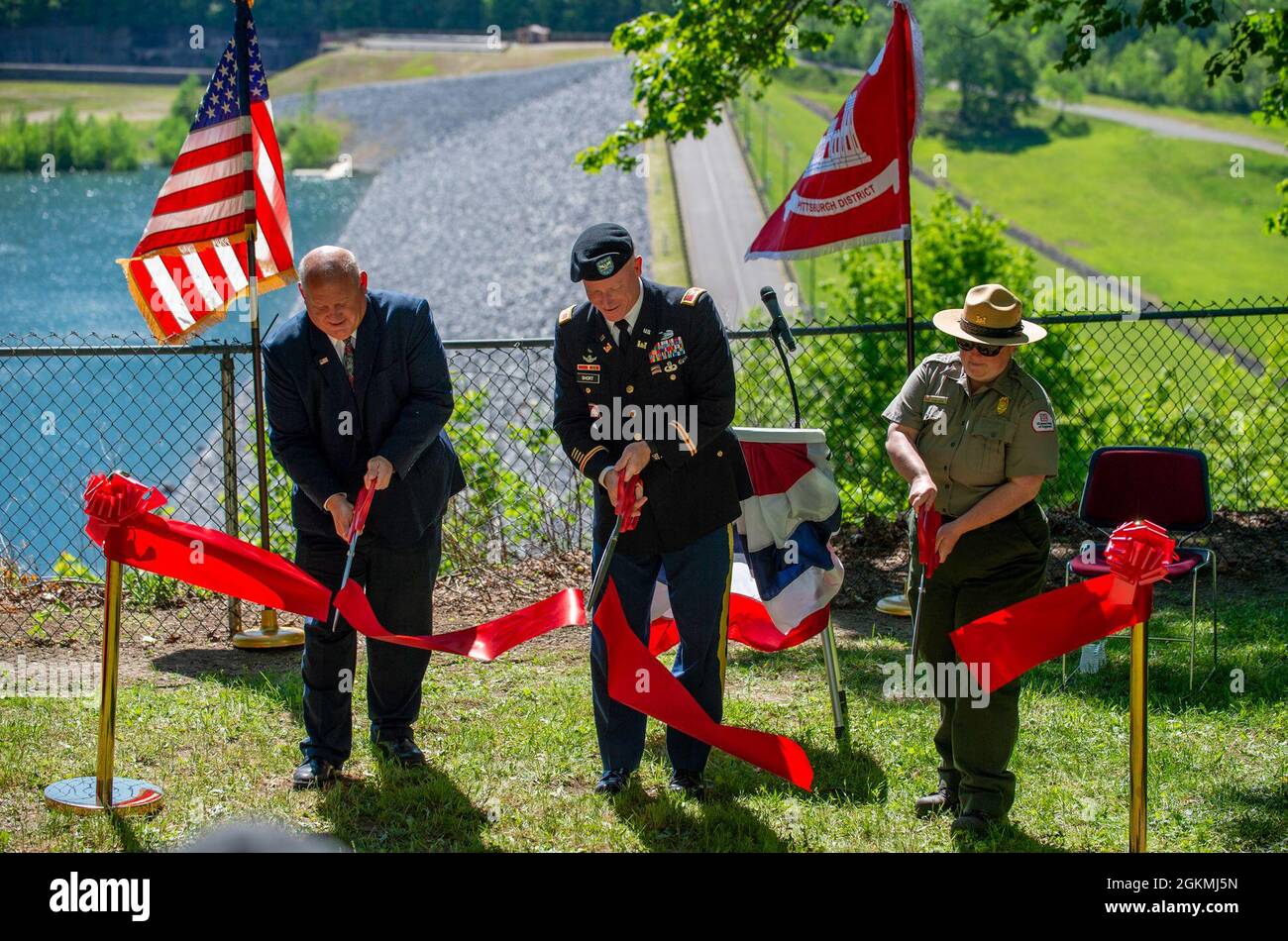U.S. Rep. Glenn “GT” Thompson (PA15); Col. Andrew Short, commander of ...