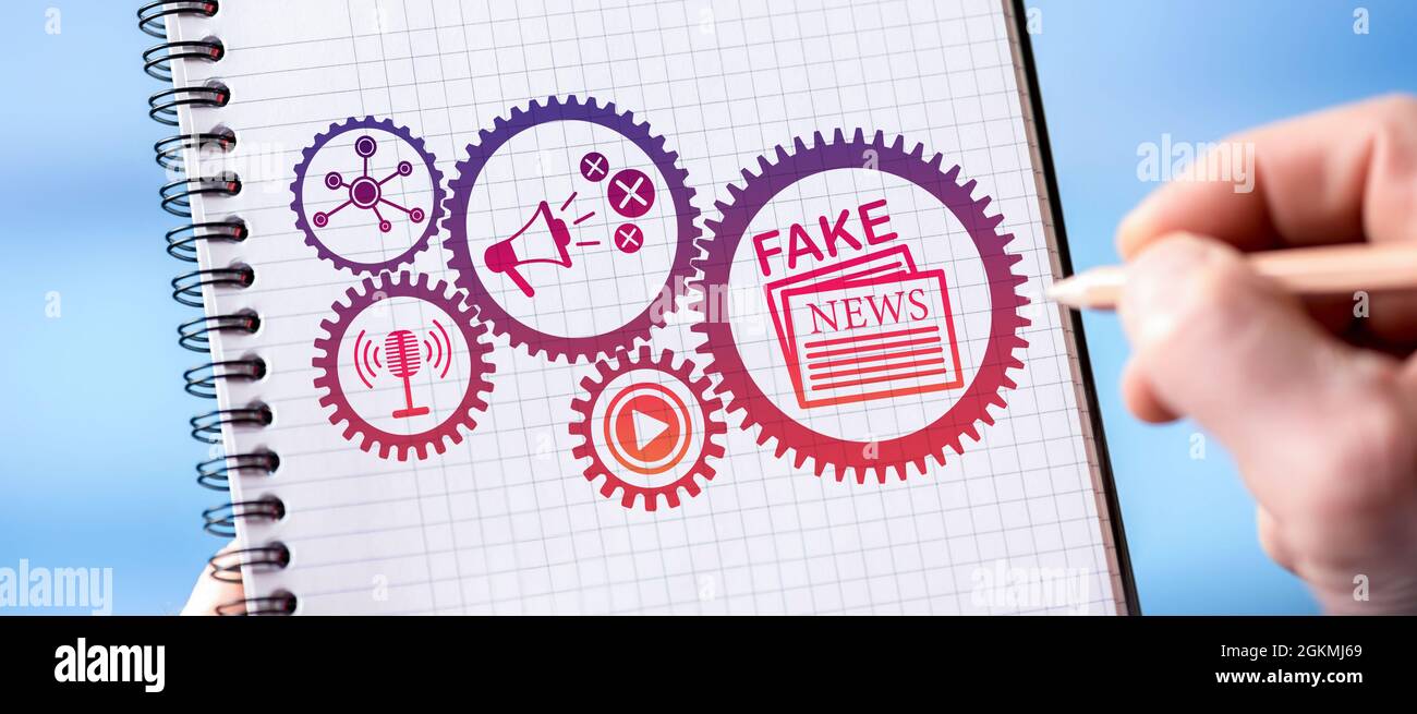 Fake news drawing hi-res stock photography and images - Alamy