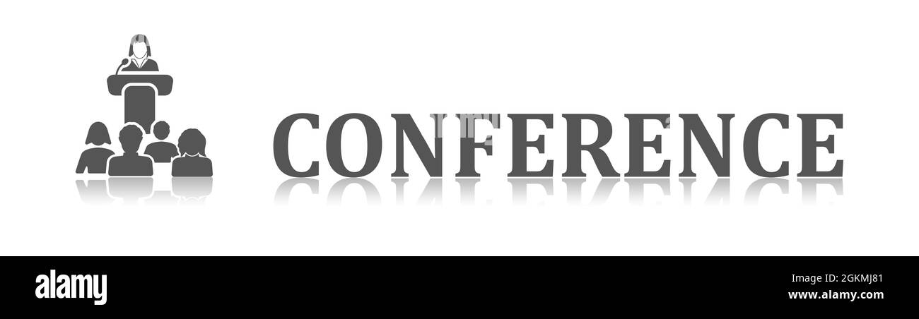 Illustration of a conference concept Stock Photo - Alamy