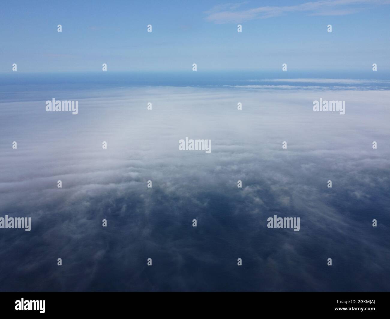 Abstract aerial nature summer ocean sunset sea and sky background ...