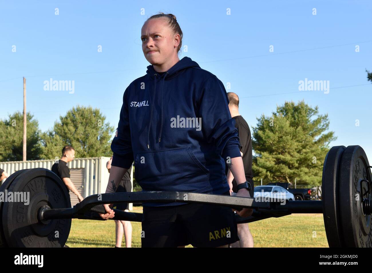 Staff Sgt. Kelsey Stanfill, assigned to the 174th Infantry Brigade ...