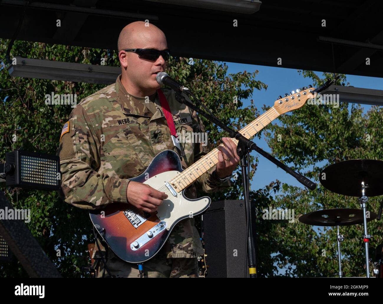 U.S. Army Spc. Colin Webb, U.S. Army Training and Doctrine Command Band ...