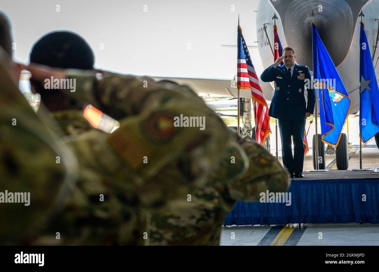U.S. Air Force Col. Mark Wass, 36th Operations Group incoming commander ...