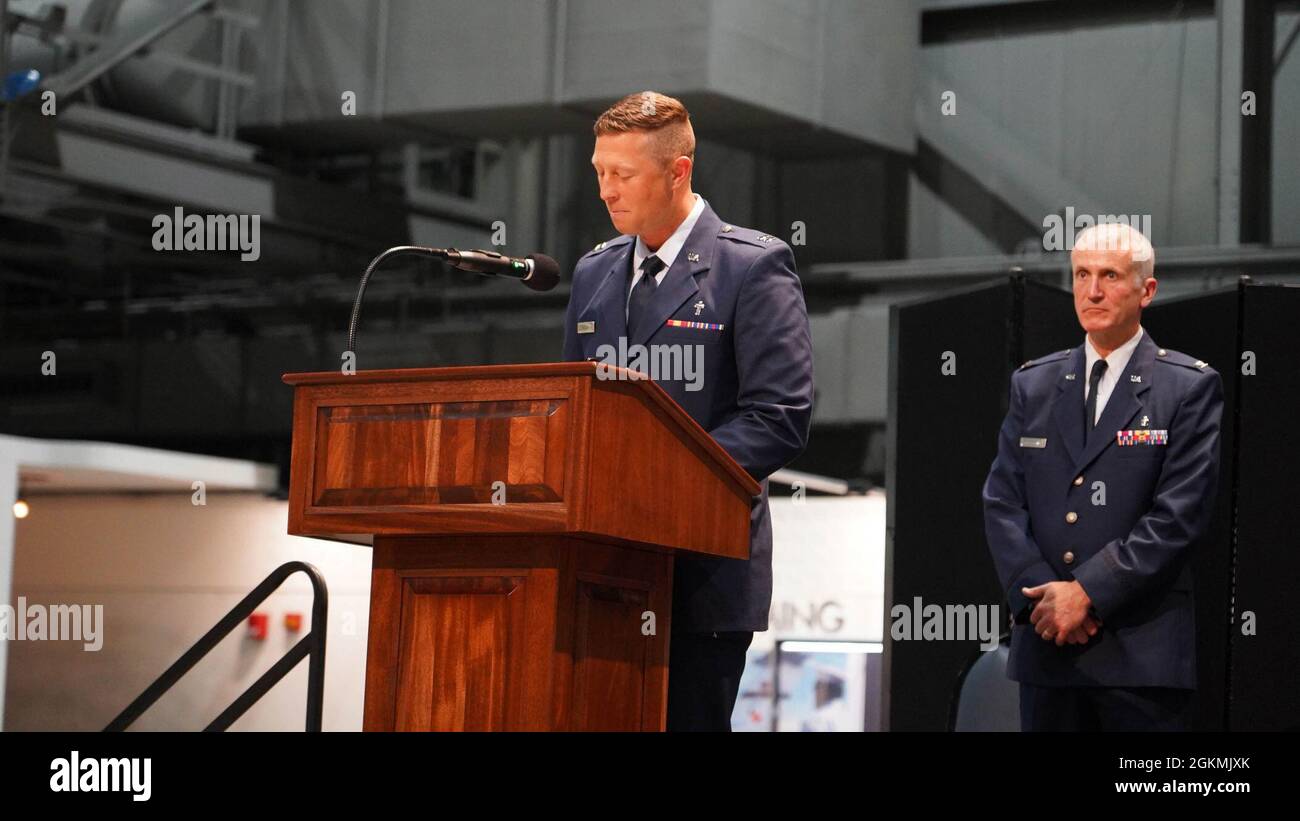 U.S Air Force Capt. Clifford P. Mullen, 88th Medical Group chaplain ...