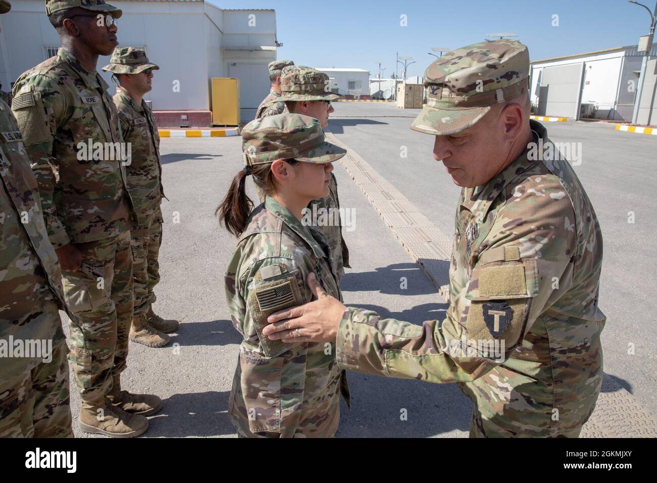 Col. David Burger, 36th Infantry Division and Task Force Spartan ...