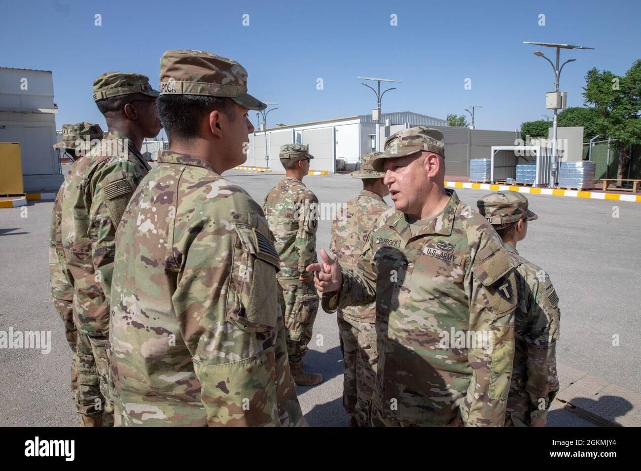 U.S Army Col. David Burger, 36th Infantry Division and Task Force ...
