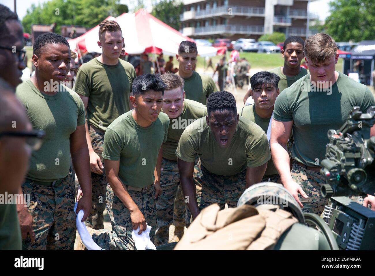 U.S. Marines with 10th Marine Regiment (10th Marines), 2d Marine ...