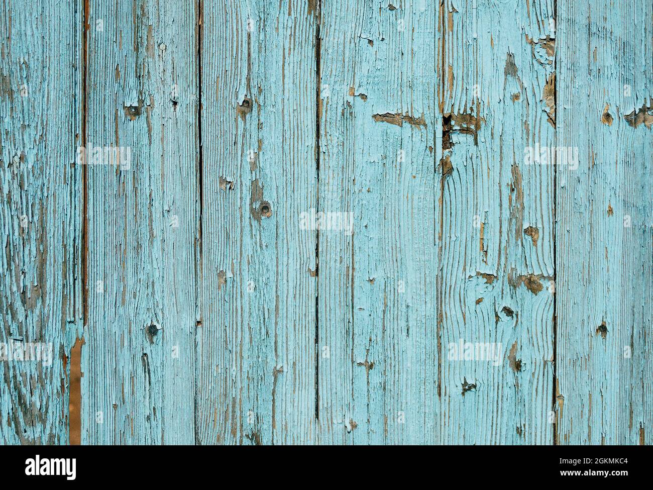 Old painted blue wood fence - texture or background Stock Photo - Alamy