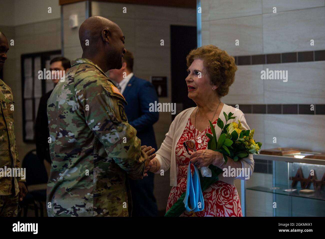 Fort Jackson Commander Brig. Gen. Milford H. ‘Beags’ Beagle Jr. greets ...