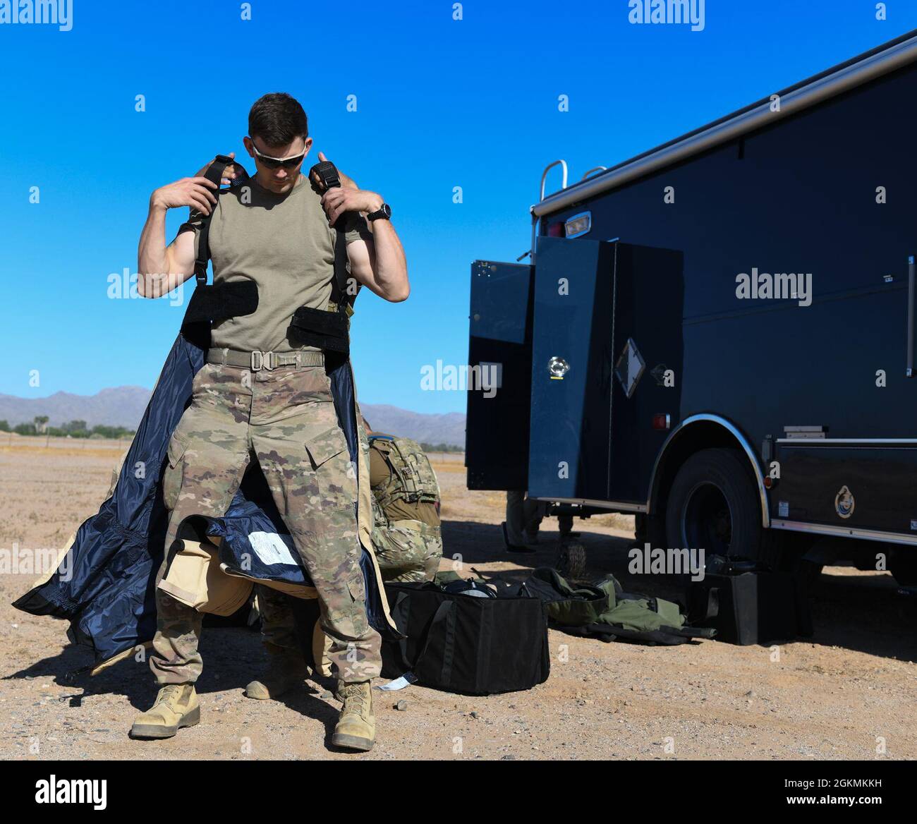 Staff Sgt. Zachary Riesselmann, 56th Civil Engineer Squadron explosive ...