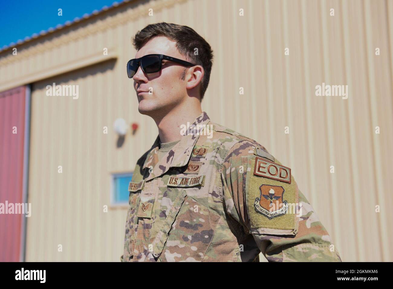 Staff Sgt. Zachary Riesselmann, 56th Civil Engineer Squadron explosive ...