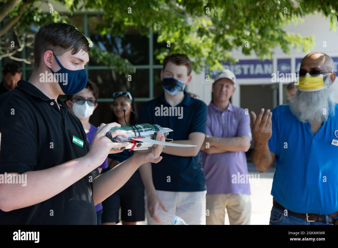 NORFOLK, VIRGINIA (May 27, 2021) A Norfolk Christian Schools student ...