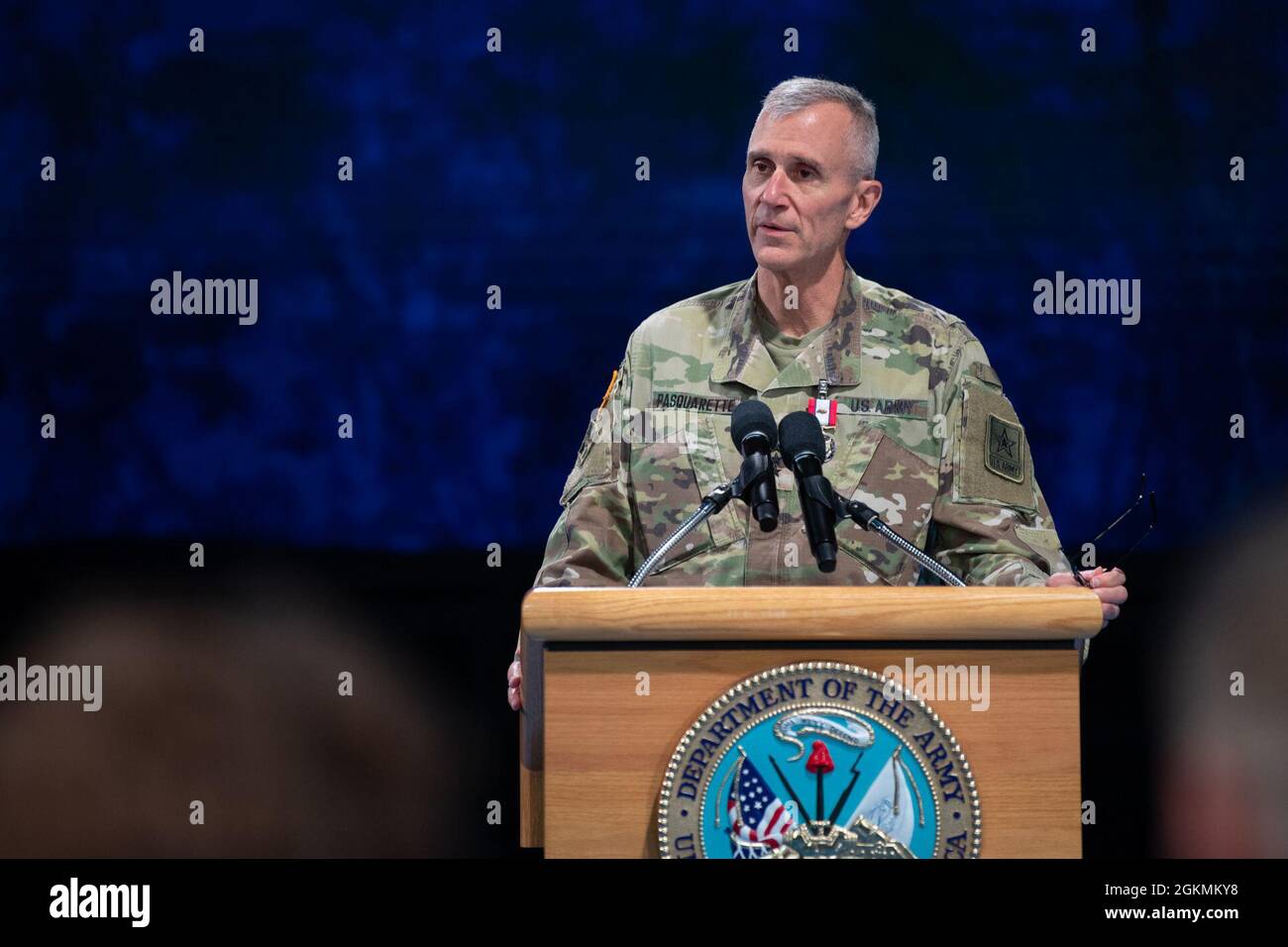 U.S. Army Deputy Chief of Staff, G-8, Lt. Gen. James F. Pasquarette ...