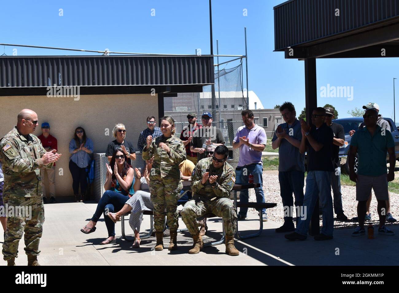 Army Lt. Col. Dustin Knaus, National Space Defense Center chief of ...