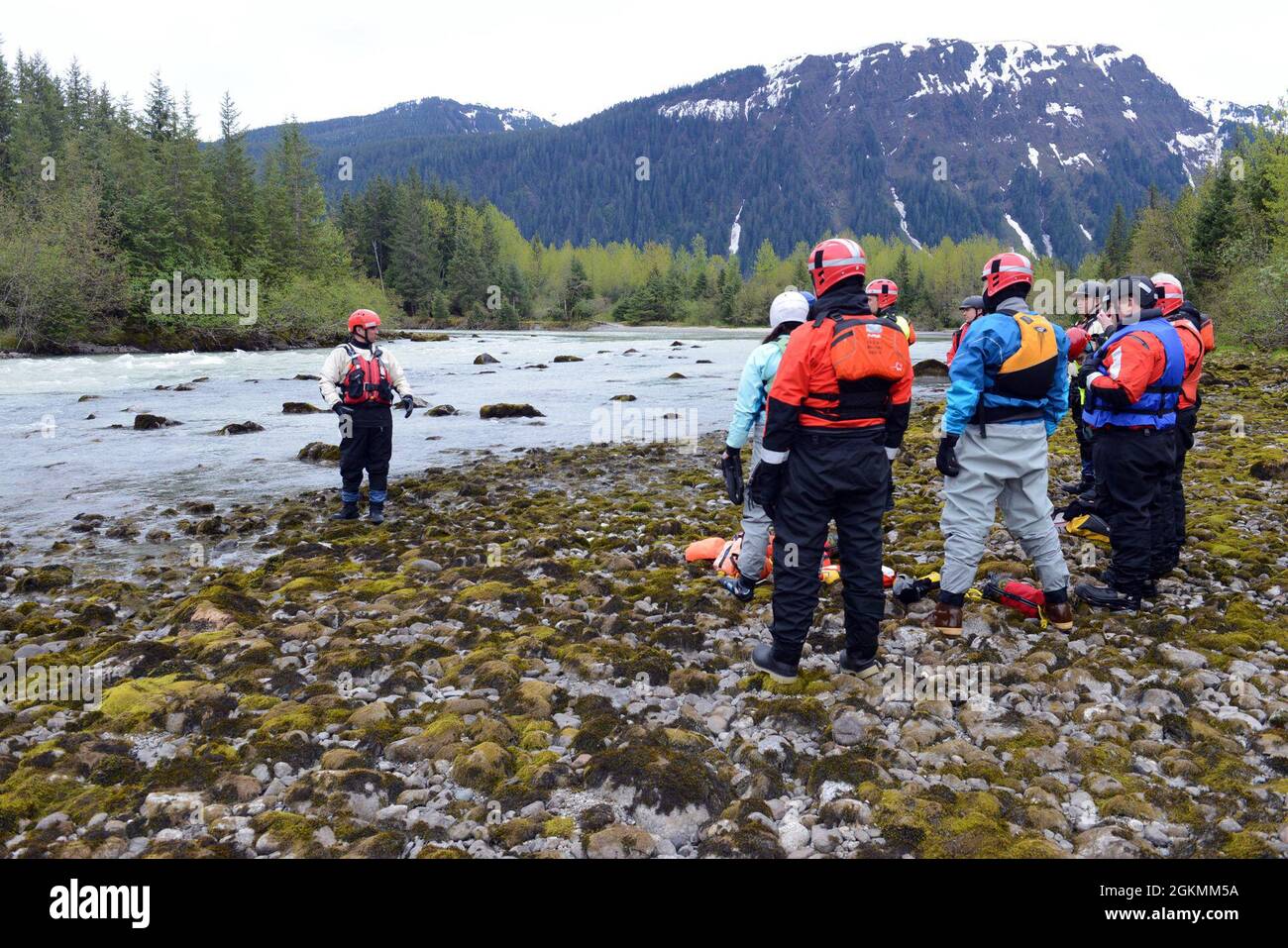 Members from the Capital City Fire Rescue, 17th Coast Guard District, U ...