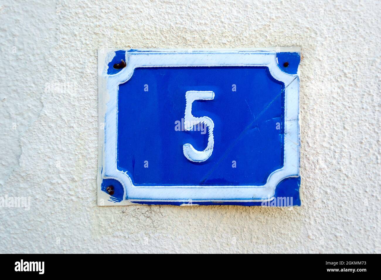 Number five 5 street hi-res stock photography and images - Alamy