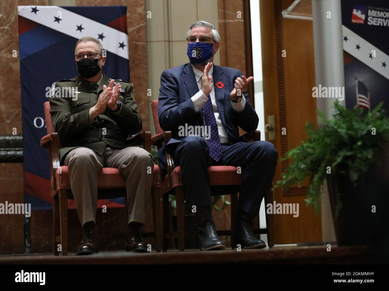 The Adjutant General of the Indiana National Guard, Brig. Gen. Dale ...