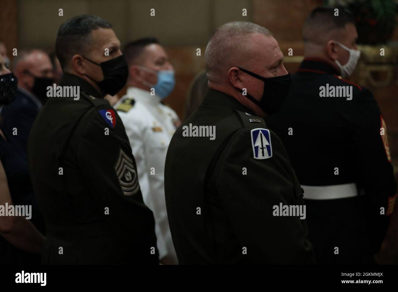 State Command Sgt. Major Dale Shetler and Chief Warrant Officer 5 ...