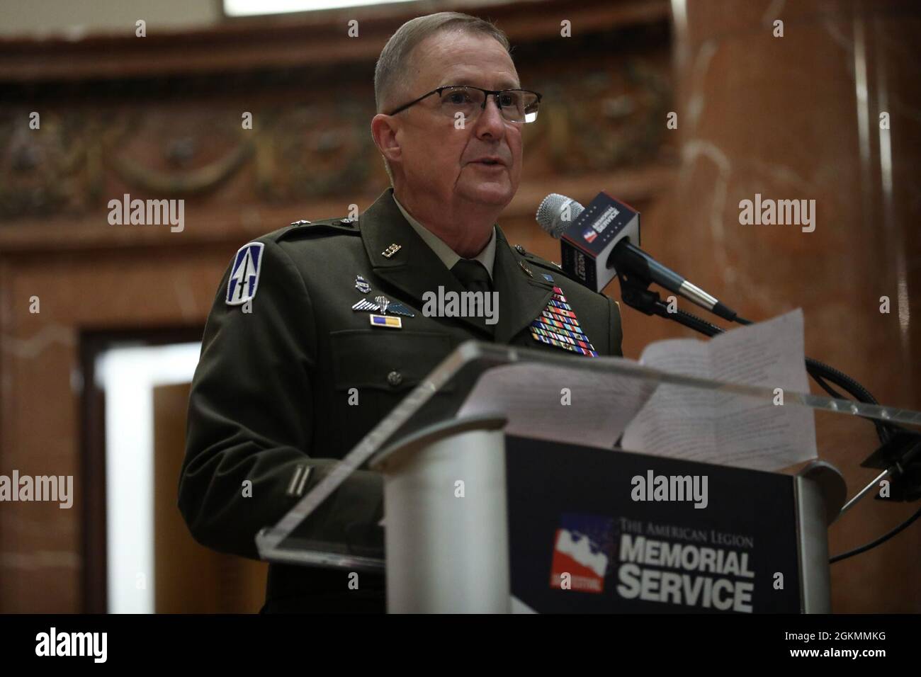 The Adjutant General of the Indiana National Guard, Brig. Gen. Dale ...