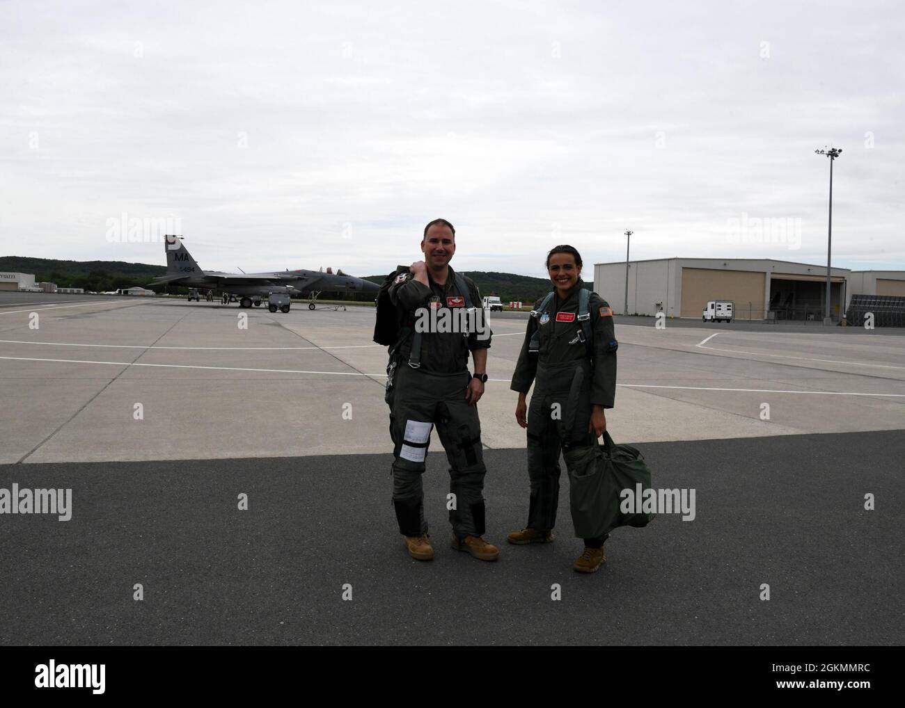Col. Tom 'Sling' Bladen, 104FW Commander, flew an incentive flight ...