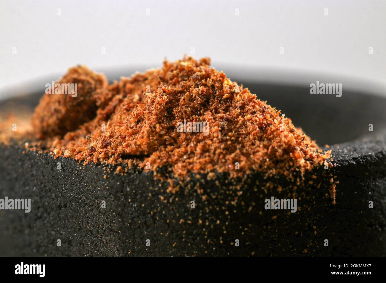Spices for smoking in the studio photographed with smoke and dark ...