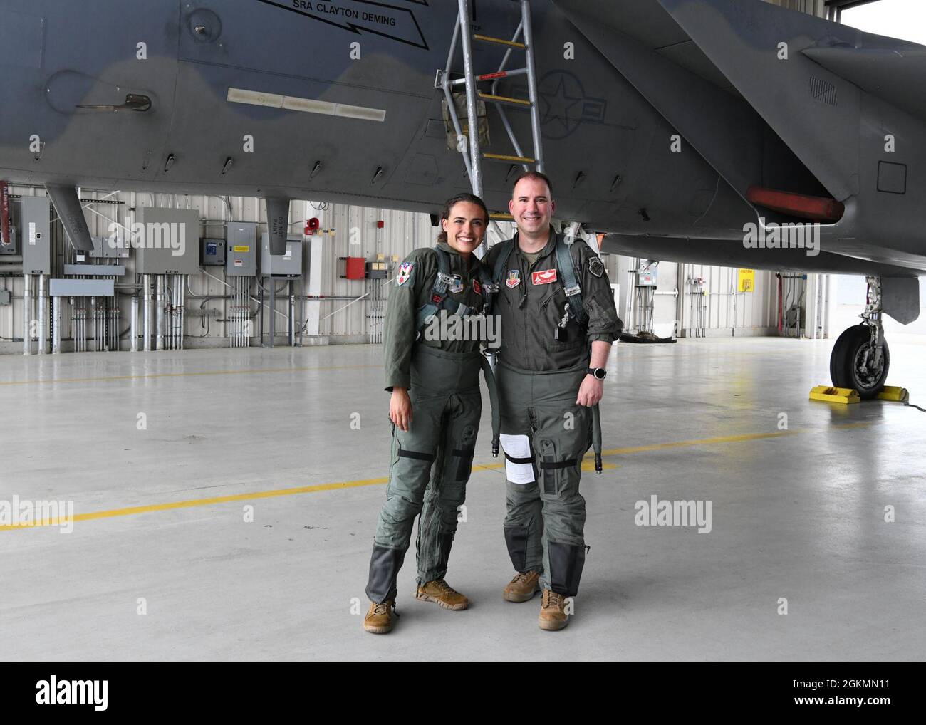 Col. Tom 'Sling' Bladen, 104FW Commander, flew an incentive flight ...