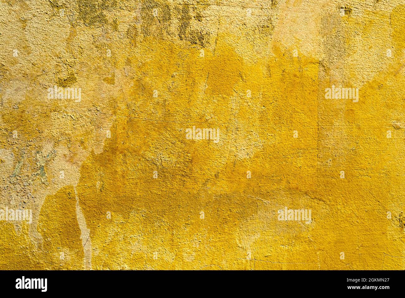 Yellow old dirty concrete wall texture or background Stock Photo - Alamy