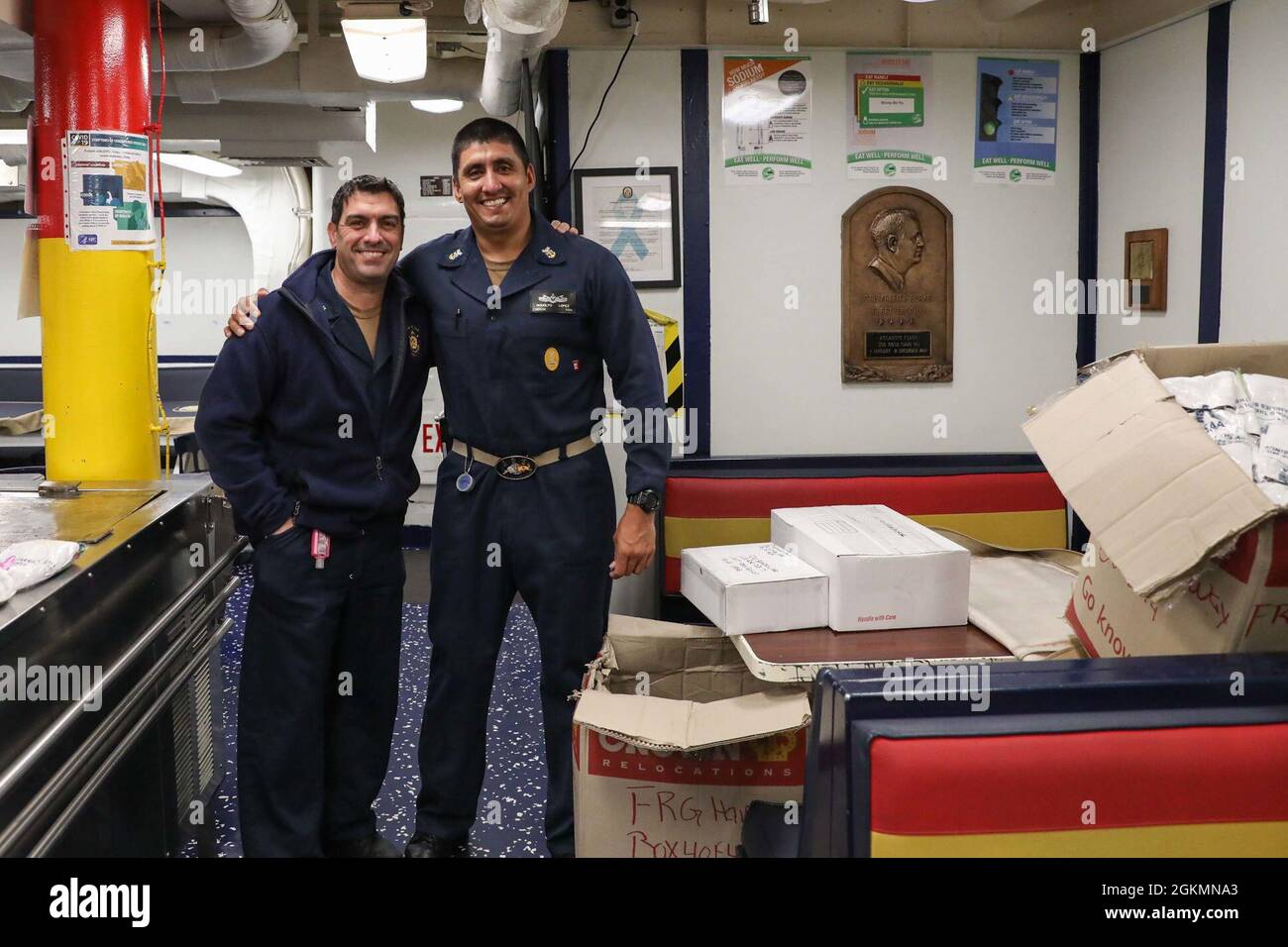 NORTH SEA (May 28, 2021) Cmdr. John D. John, commanding officer of the ...