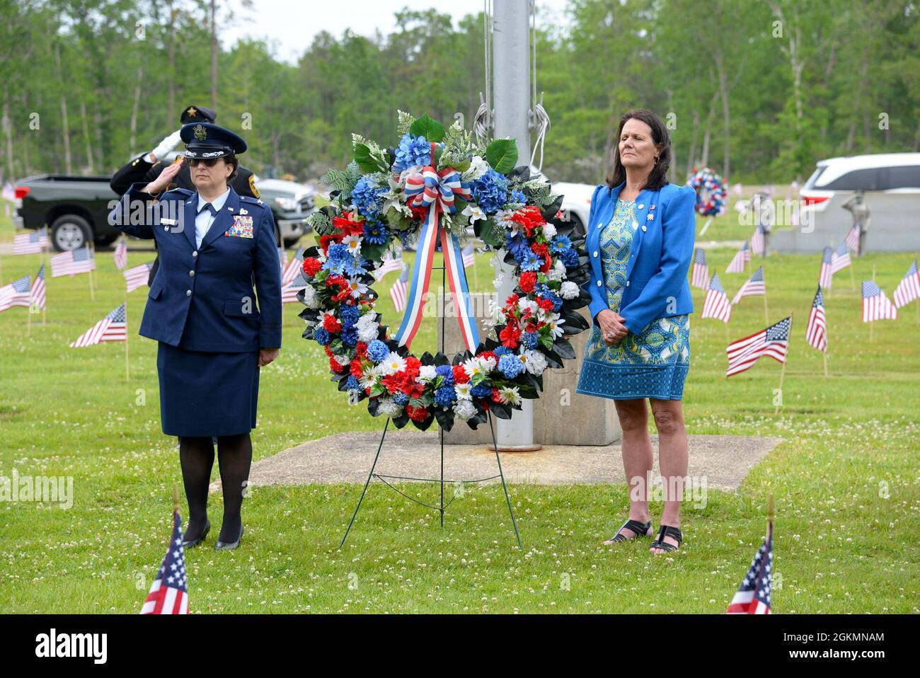 U.S. Air Force Col. Diana M. Brown, vice commander of the 177th Fighter ...