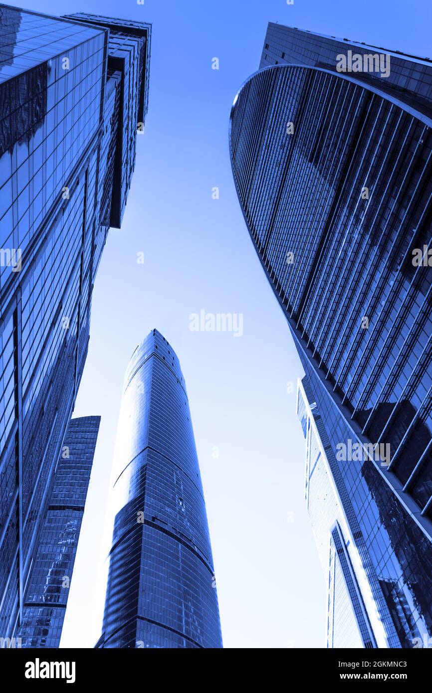 Abstract glass skyscrapers hi-res stock photography and images - Alamy
