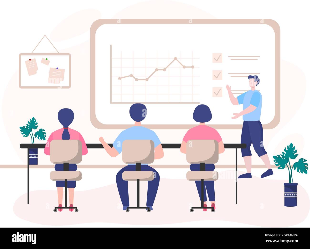 Sales Team with Financial Business Growth Development from People ...