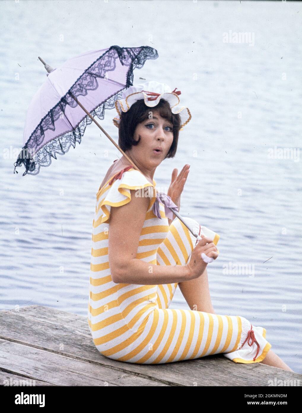 Birgitta Andersson outside Stockholm, summer 1965 photo;Bo Arrhed Stock ...
