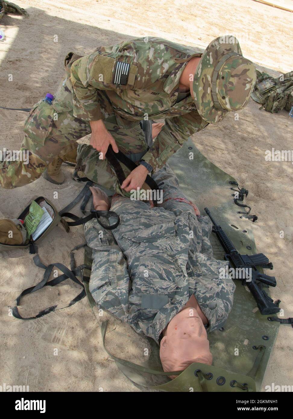 U.S. Army Soldiers from 36th Infantry Division Higher Headquarters ...
