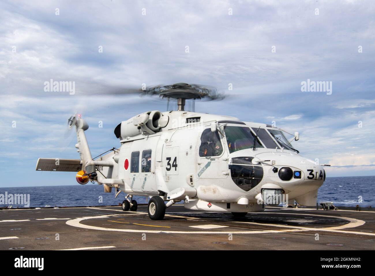 210528-N-JW440-1729 PHILIPPINE SEA (May 28, 2021) An MH-60K Seahawk ...