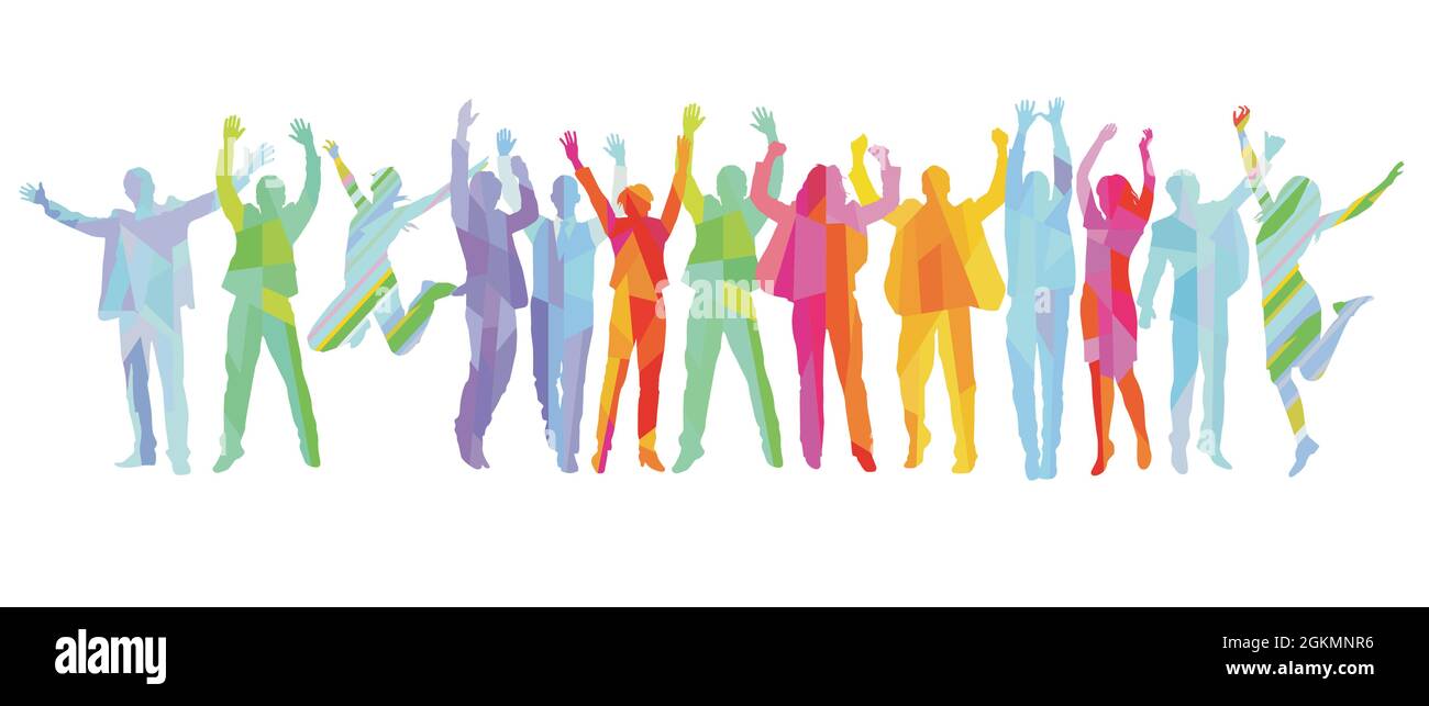 Cheers positive Stock Vector Images - Alamy