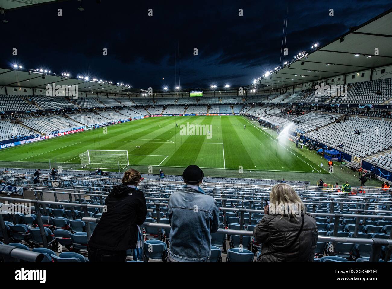 Malmo, Sweden. 14th Sep, 2021. The stadium Eleda Stadion is ready for ...