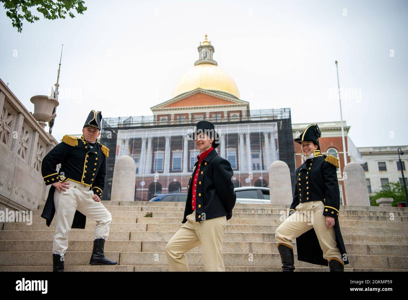 BOSTON (May 28, 2021) USS Constitution’s Commanding Officer Cmdr. John ...