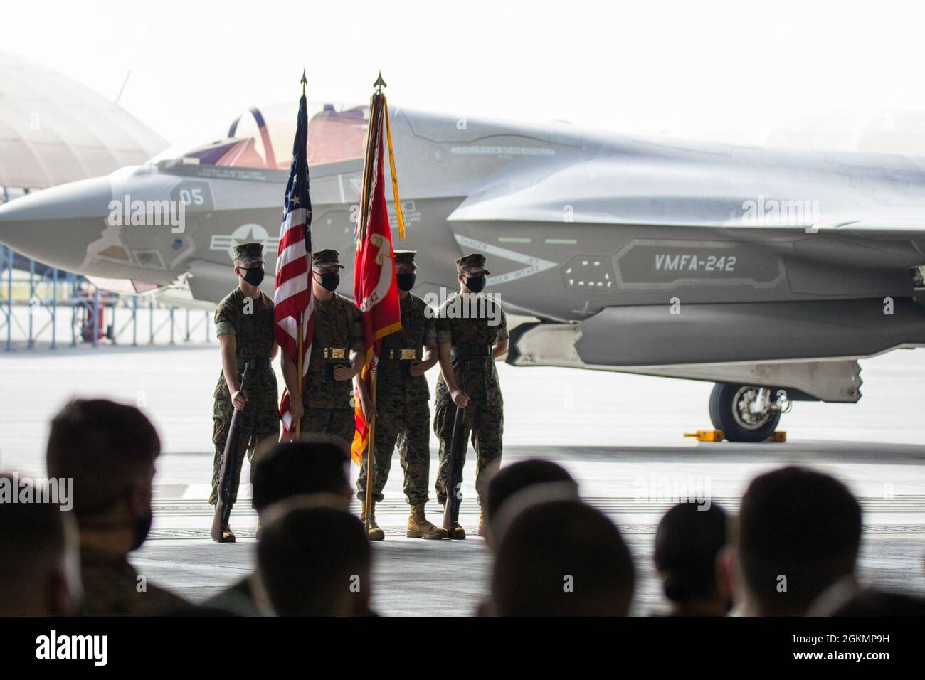 U.S. Marines with Marine Fighter Attack Squadron (VMFA) 242 take part ...