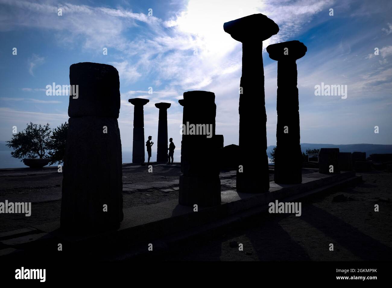 Canakkale, Istanbul, Turkey. 13th Sep, 2021. Ruins of the Temple of ...
