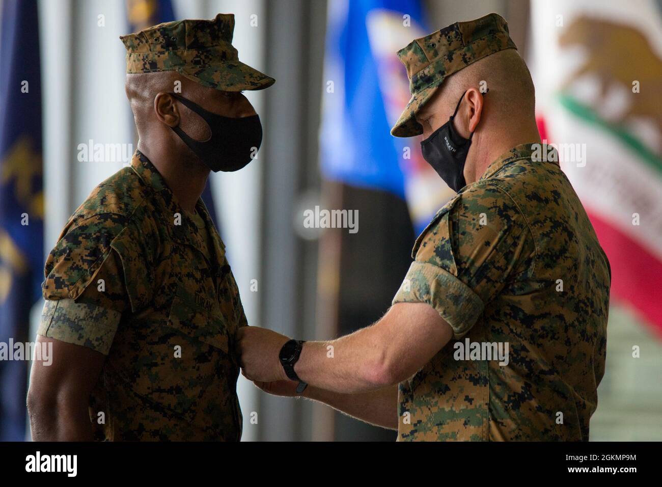 U.S. Marine Corps Lt. Col. Michael Wyrsch, commanding officer of Marine ...