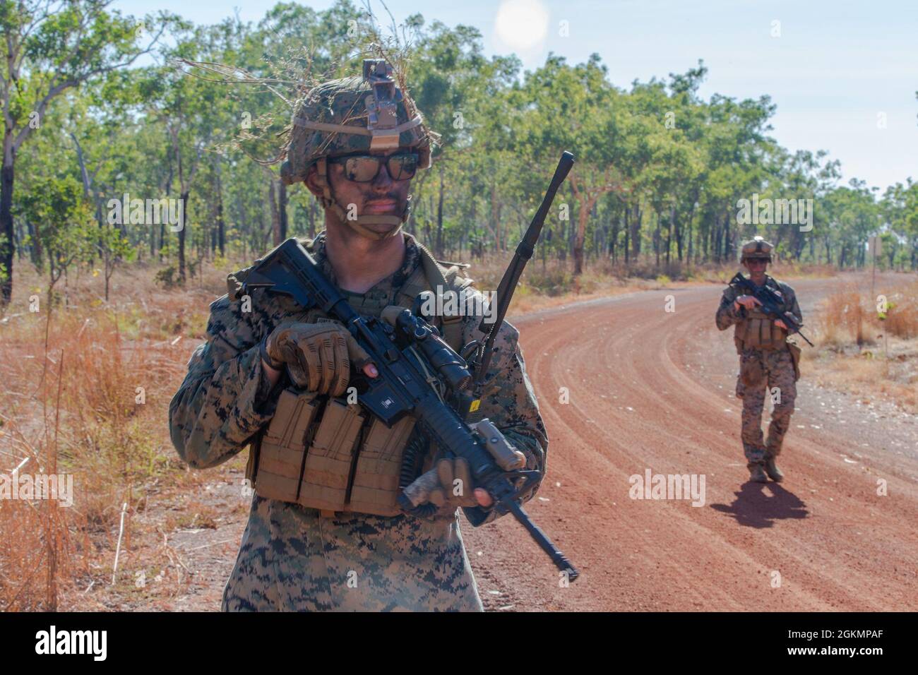 U.S. Marine Corps Sgt. Jason Jones, a team leader with Alpha Battery ...