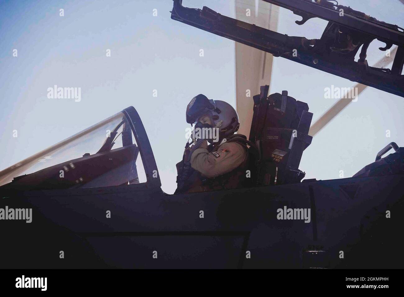 U.S. Air Force Capt. Miranda Bray, 494th Expeditionary Fighter Squadron ...