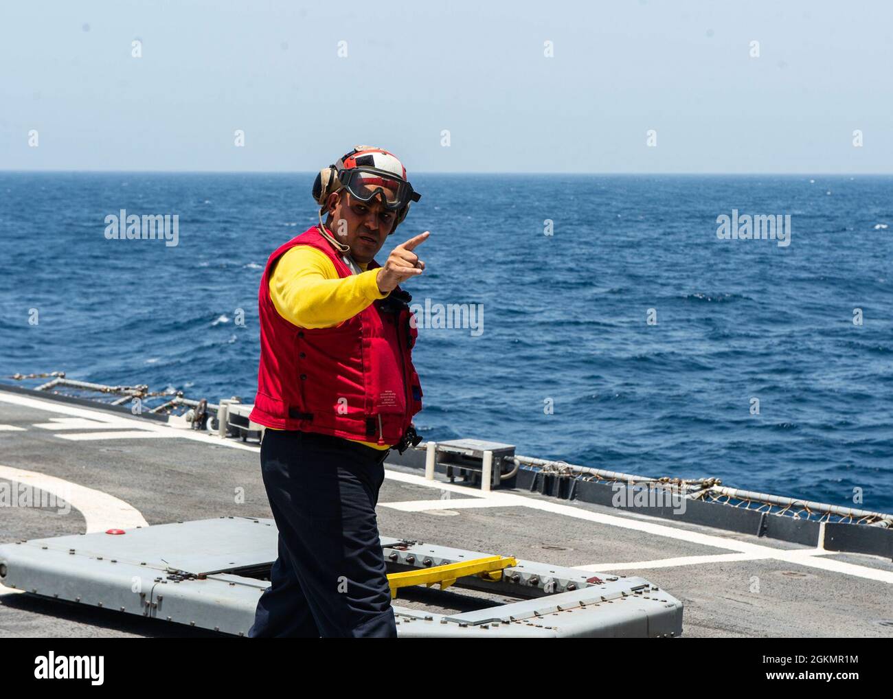 210529-N-RG587-1010 ARABIAN SEA (May 29, 2021) Boatswain's Mate 1st ...