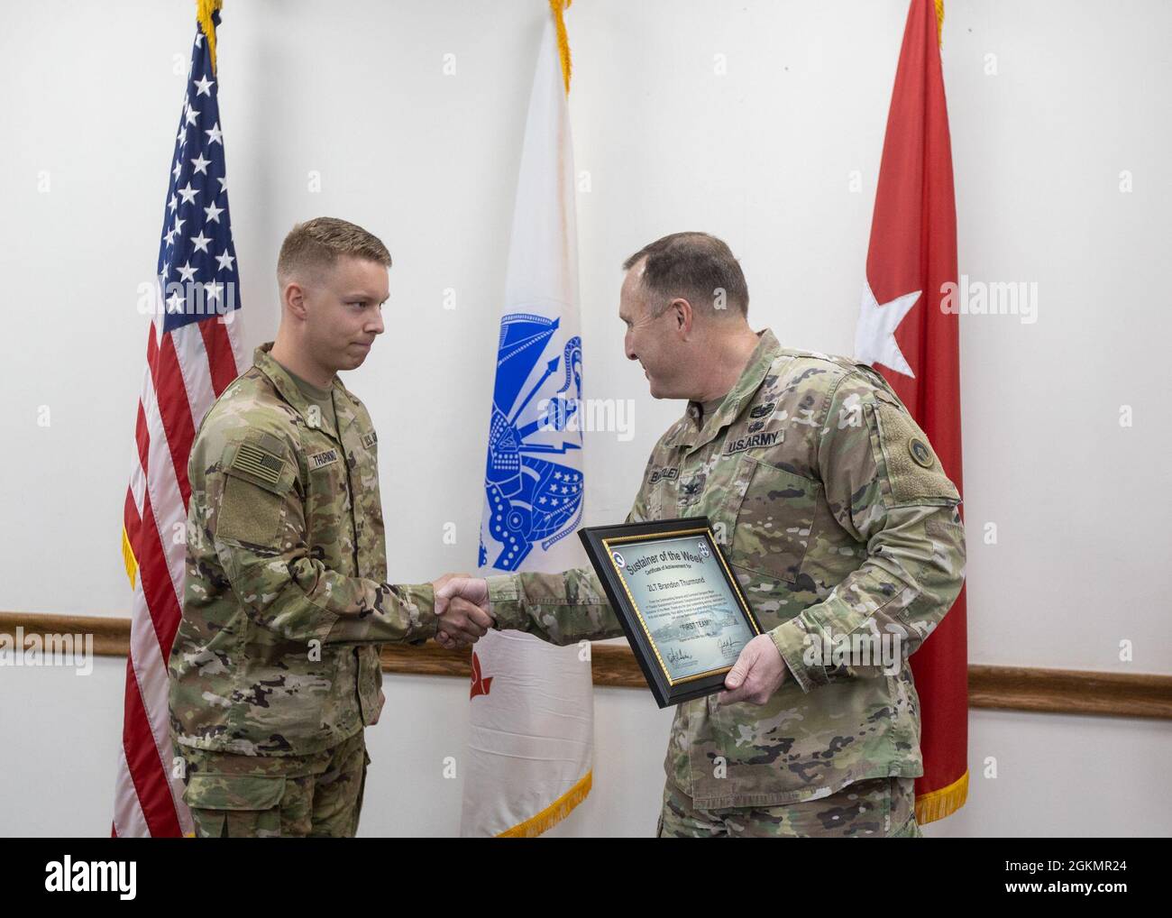 Col. Daniel Bartlett, deputy commanding officer, 1st Theater ...