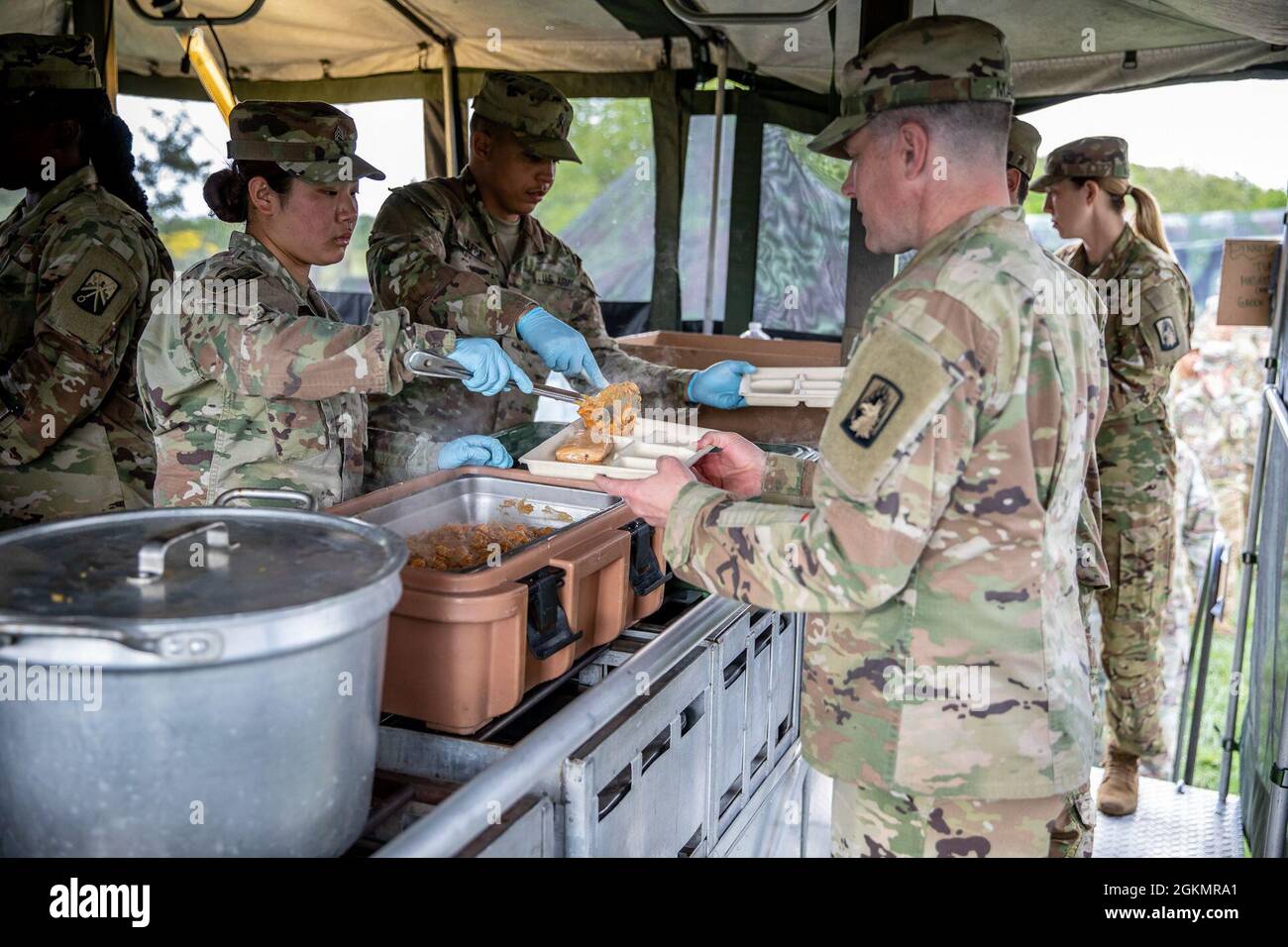 The 221 Quartermaster Company (Field Feeding Company), 18th Combat ...