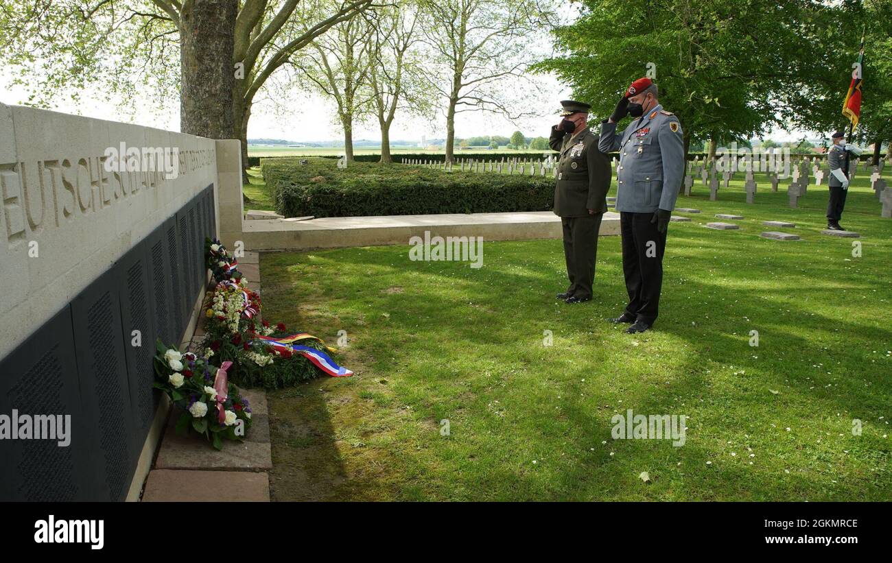 Maj. Gen. Tracy W. King, Marine Forces Europe and Africa commander, and ...