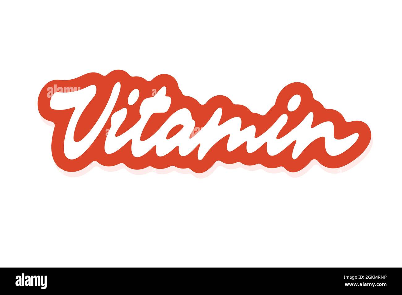 Vitamin vector lettering Stock Vector Image & Art - Alamy